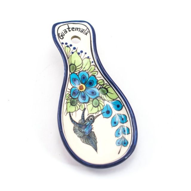 WILD BIRD HAND PAINTED SPOON REST GUATEMALA – Giraffe Home